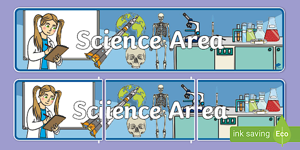 👉 Science Area Display Banner (Teacher-Made) - Twinkl