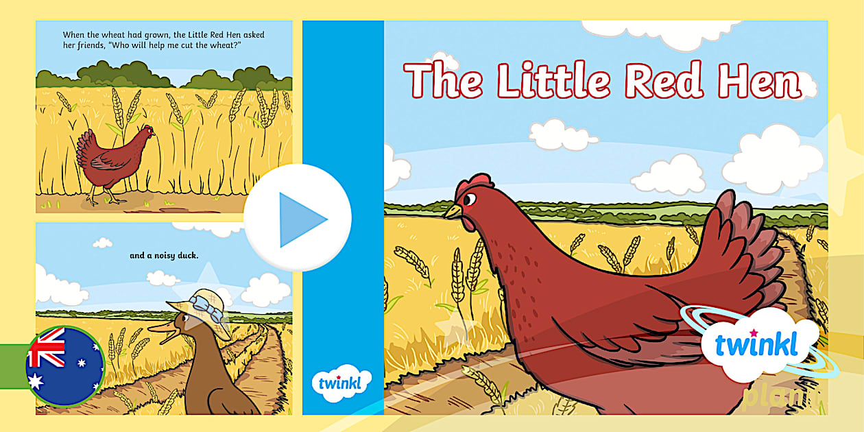 Year 1 Traditional Tales The Little Red Hen Story PowerPoint
