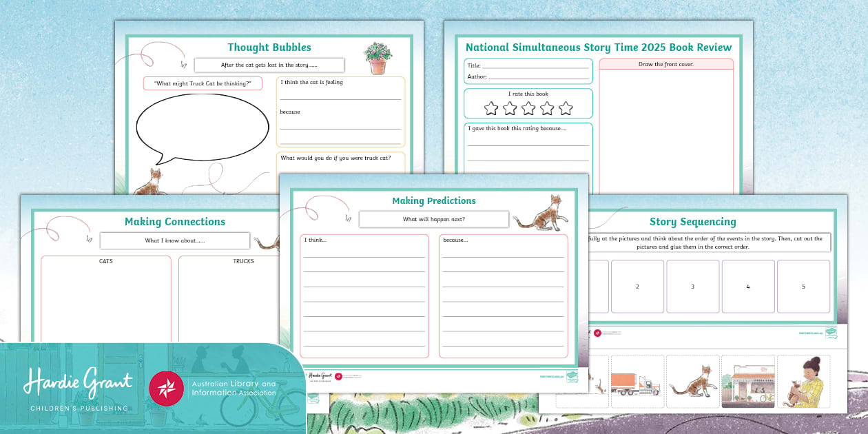 National Simultaneous Storytime 2025 Reading Comprehension Activity ...