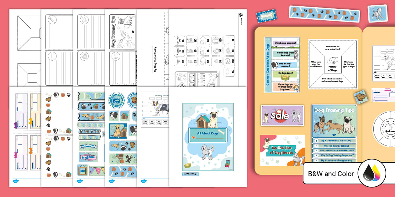 Fun Dog Lapbook Activities for Kids | Twinkl USA