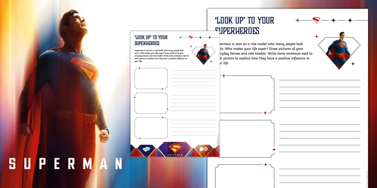 Superman: 'Look Up' to Your Superheroes - Twinkl