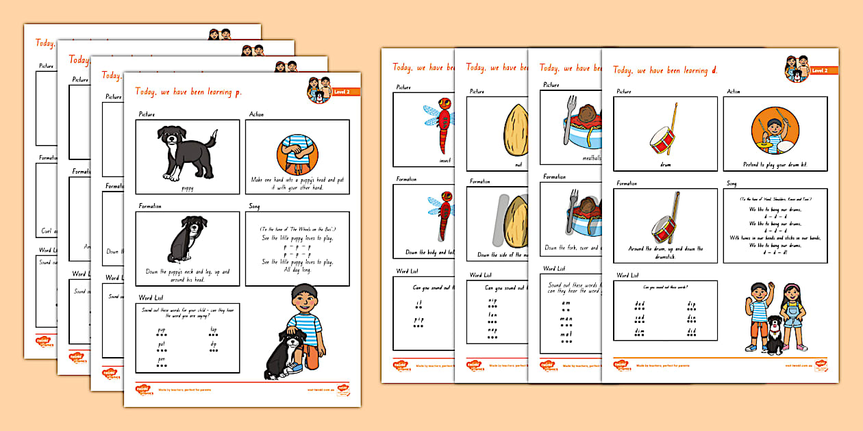 Level 2 Phonics Parent Information Sheet Bumper Pack