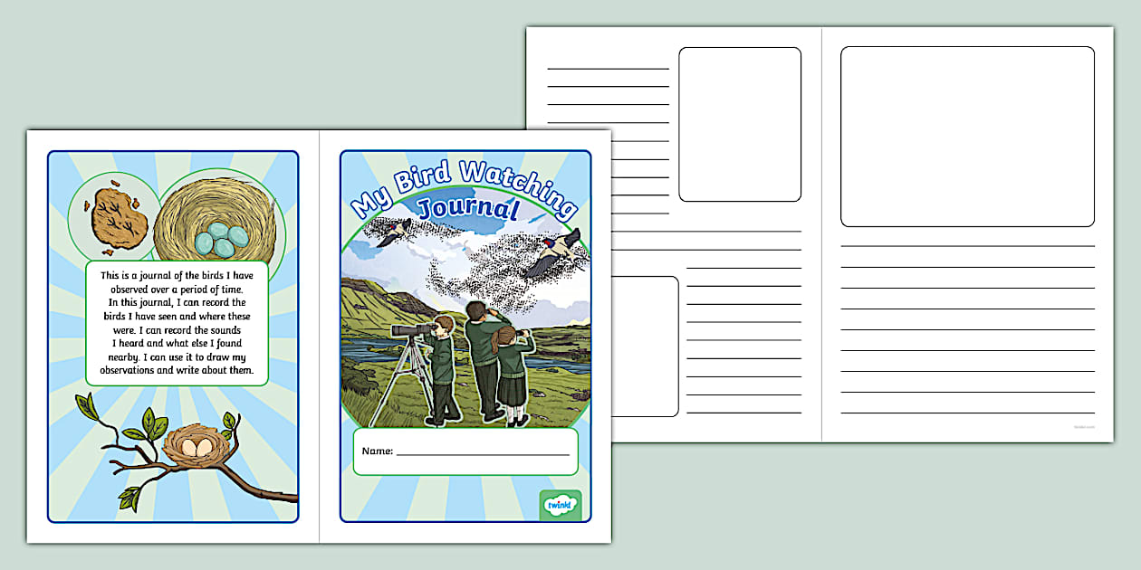 Bird Watching Journal Writing Template (teacher made)