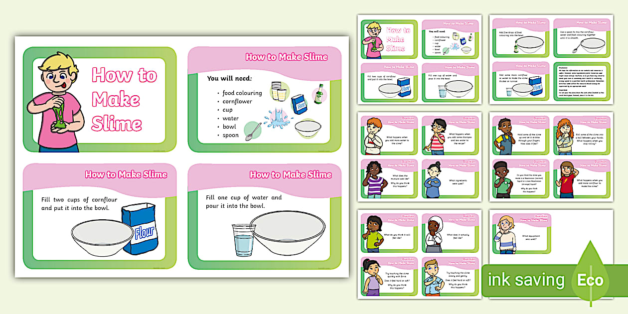 How to Make Slime Sequencing Cards (teacher made) - Twinkl