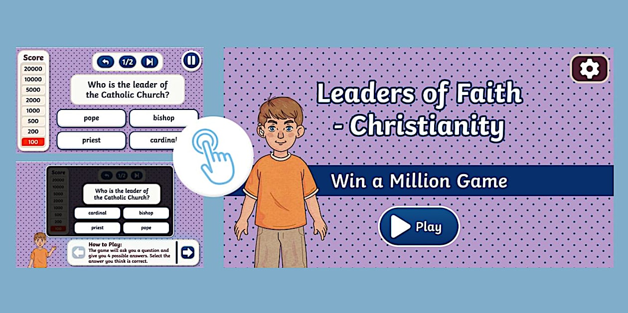 RE: Leaders of Faith - Christianity: UKS2 Interactive Quiz