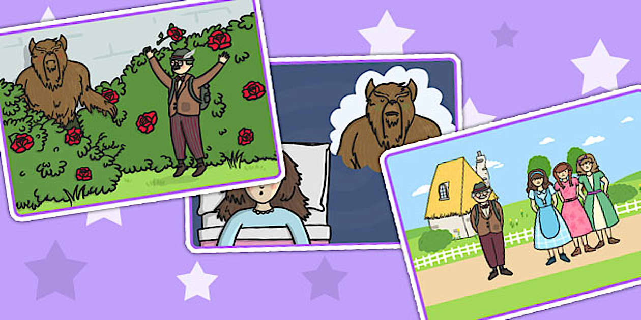 Beauty and the Beast Story Sequencing (teacher made)