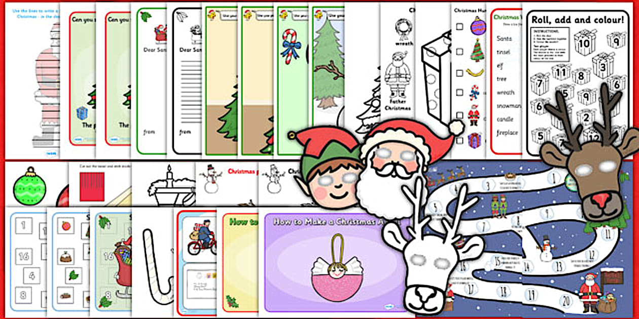 Christmas Activity Complete Pack (teacher made) - Twinkl