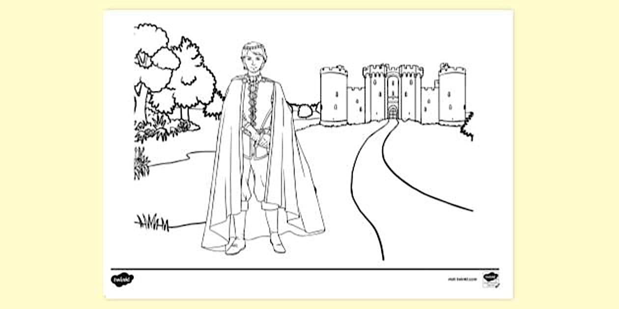 Prince Colouring | Colouring Sheets (Teacher-Made) - Twinkl