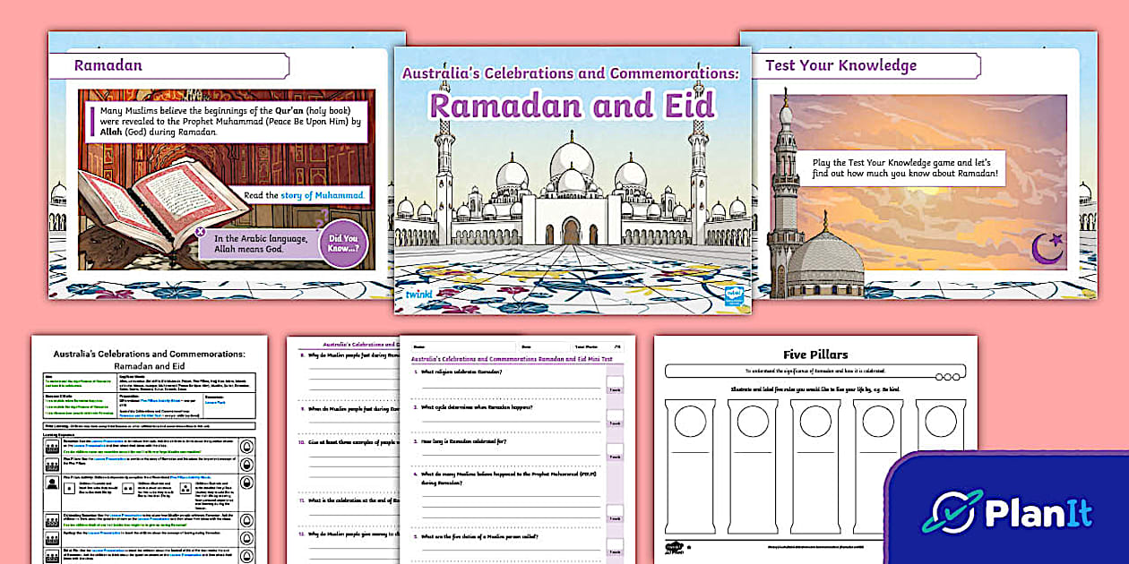 Y3 Australia's Celebrations & Commemorations Ramadan & Eid
