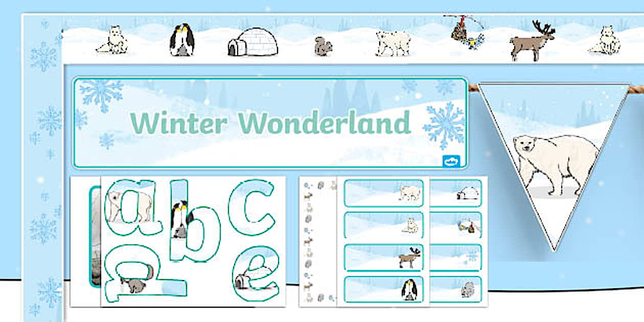 Winter Wonderland Display Pack (teacher made) - Twinkl