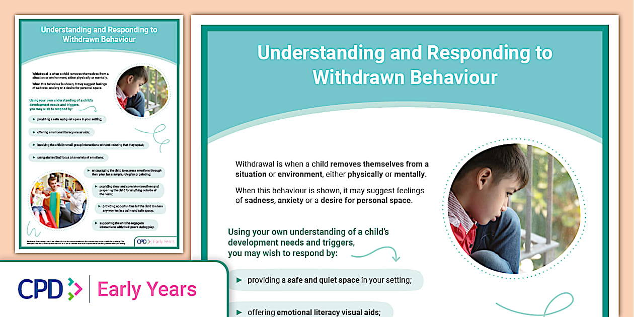 Understanding and Responding to Withdrawn Behaviour | Poster