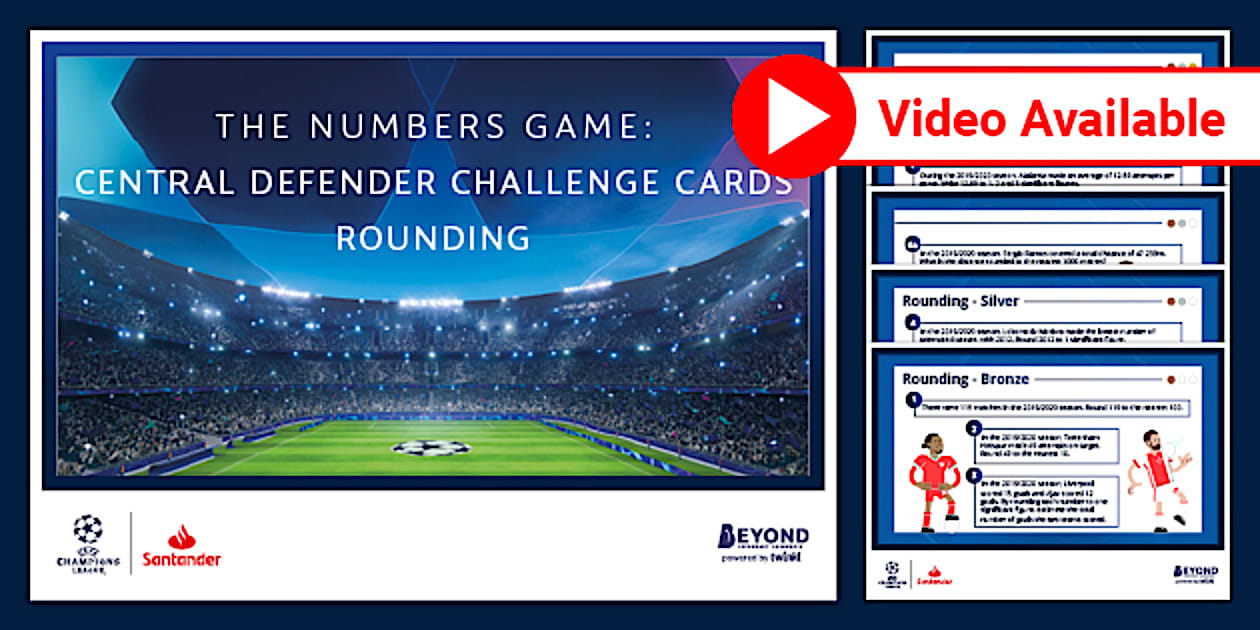 FREE! - 👉 Champions Challenge Cards: Rounding | Beyond