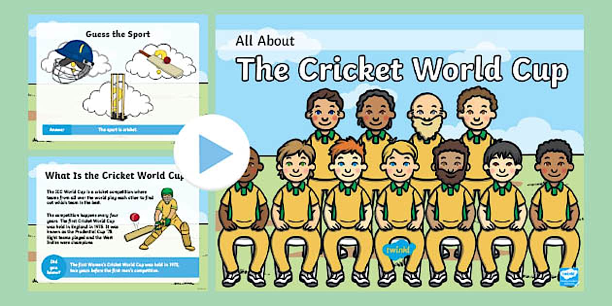 KS1 All About the Cricket World Cup - Primary Resources