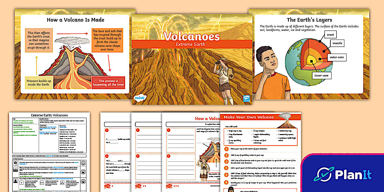 Year 6 Science Extreme Earth: Volcanoes - Twinkl