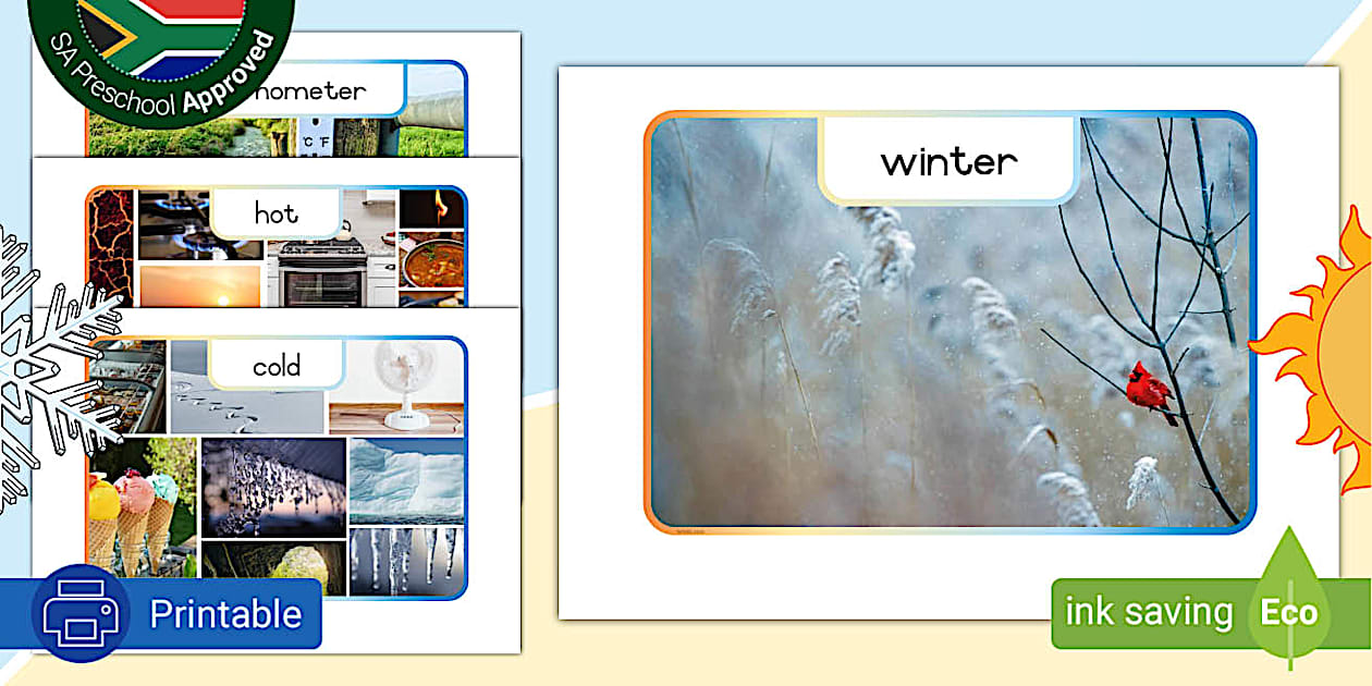 Preschool: Hot and Cold: Display Photos
