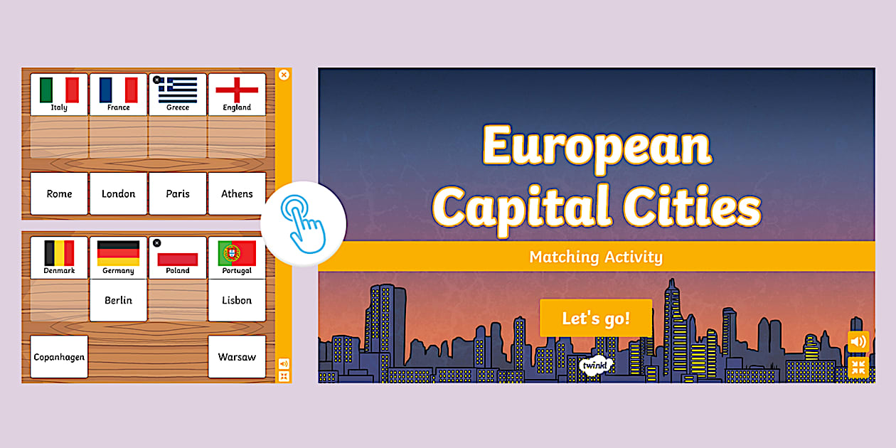 European Capital Cities Interactive Matching Activity