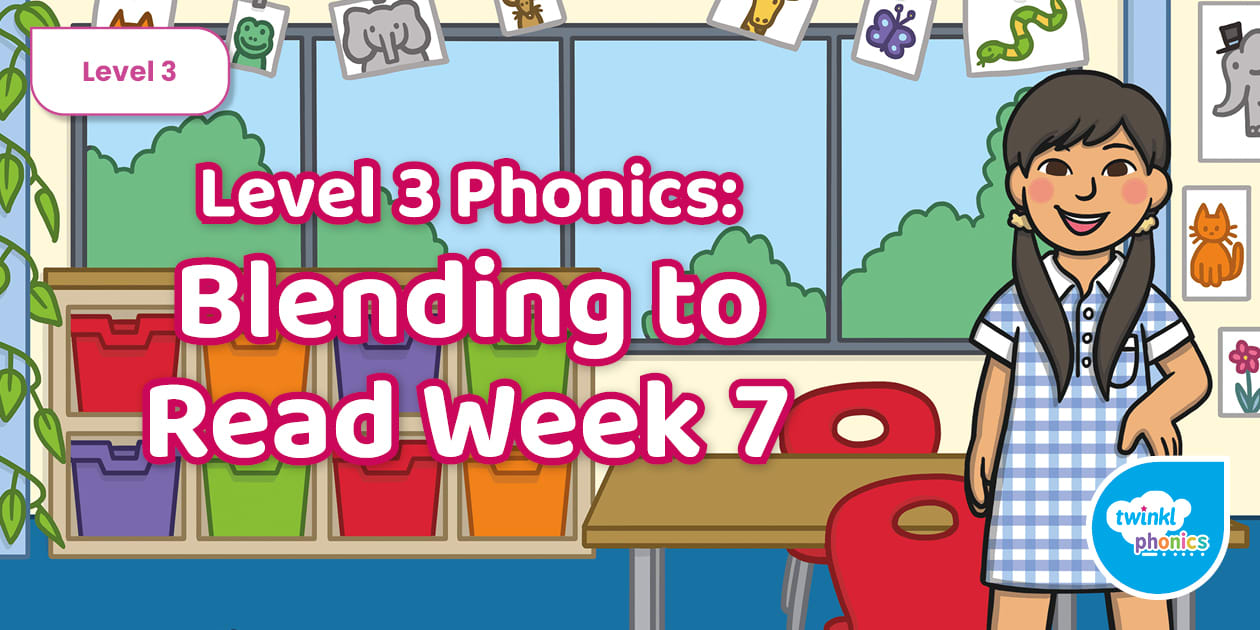 Phonics Blending to Read Level 3 Week 7 Game