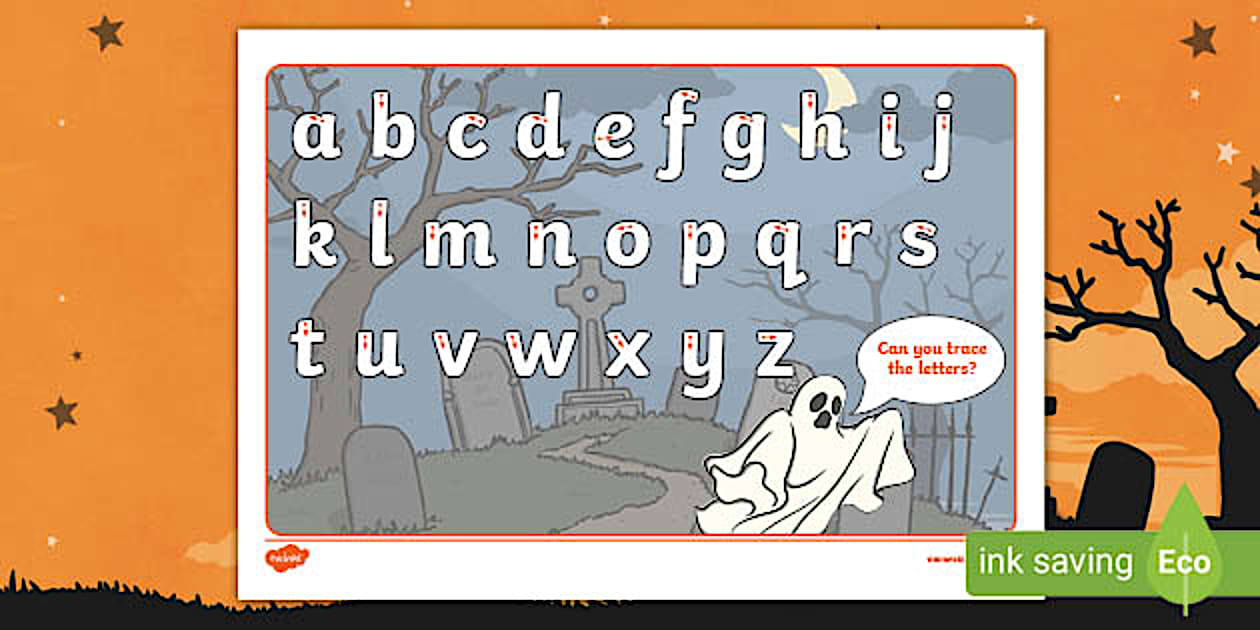 Halloween Themed Letter Writing Worksheet (teacher made)