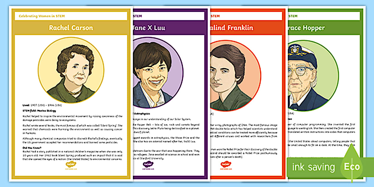 KS2 Celebrating Women in STEM Posters (Teacher-Made)