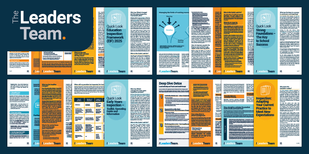 Pack: Ofsted Inspection Frameworks and Expectations