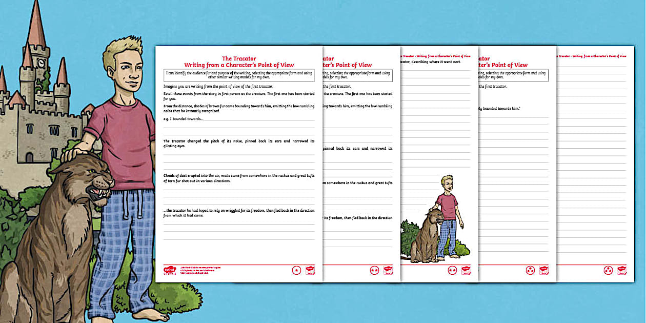 KS2 Fantasy Story Point of View Differentiated Worksheet / Worksheet