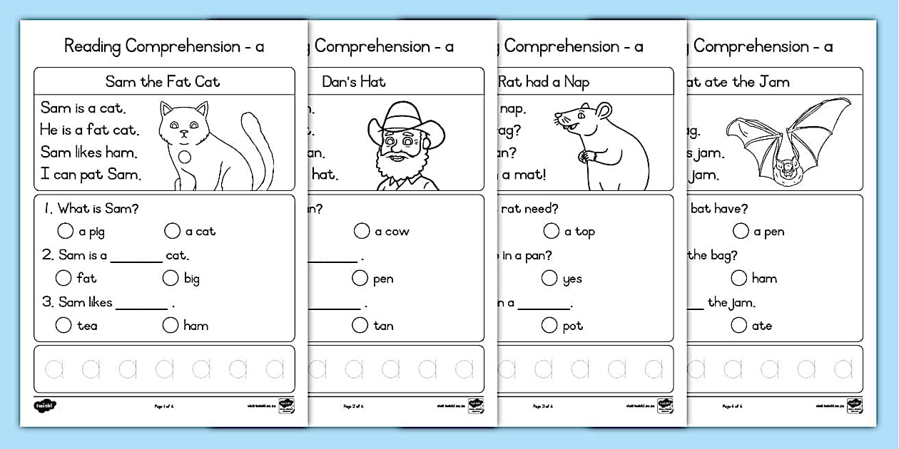 Grade 1 Reading Comprehensions: a Sound - Twinkl