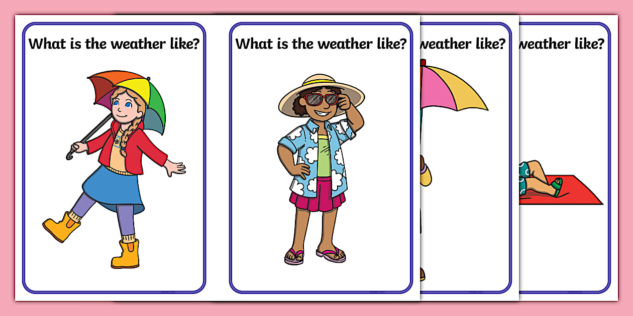 What Is The Weather Like Finish The Picture Inference Activity
