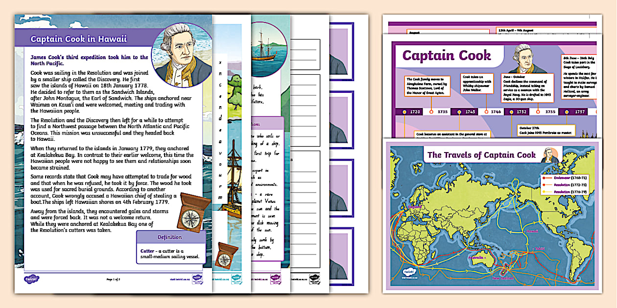 Captain James Cook Resource Pack