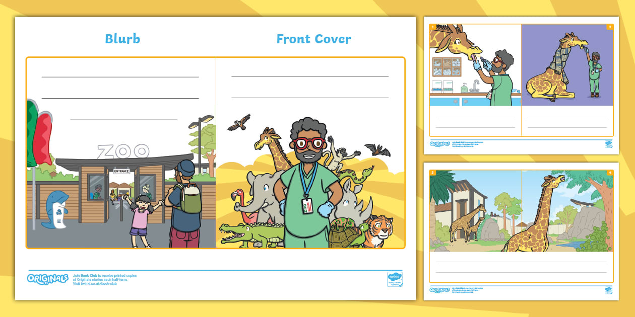 Write the Story: The Zoo Vet Wordless Book