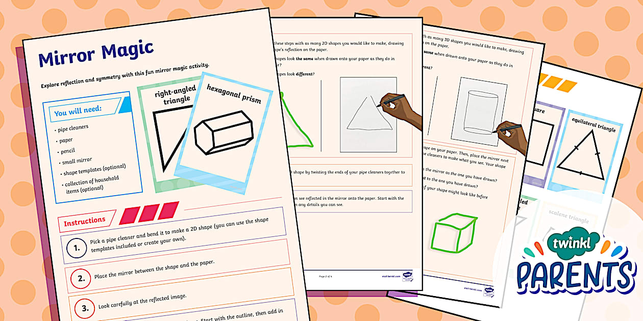 👉 SEND Maths Support: Mirror Magic (Year 6 Level)