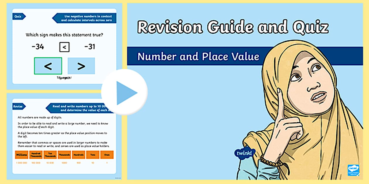 SATs Survival Year 6 Number and Place Value Maths Revision Guide and Quick