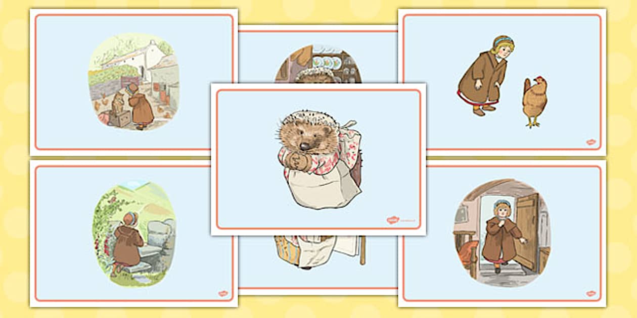 The Tale of Mrs Tiggy Winkle Story Sequencing - mrs tiggy winkle