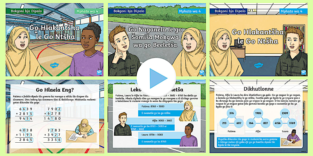 Grade 4 Addition and Subtraction PowerPoint & Resource Pack