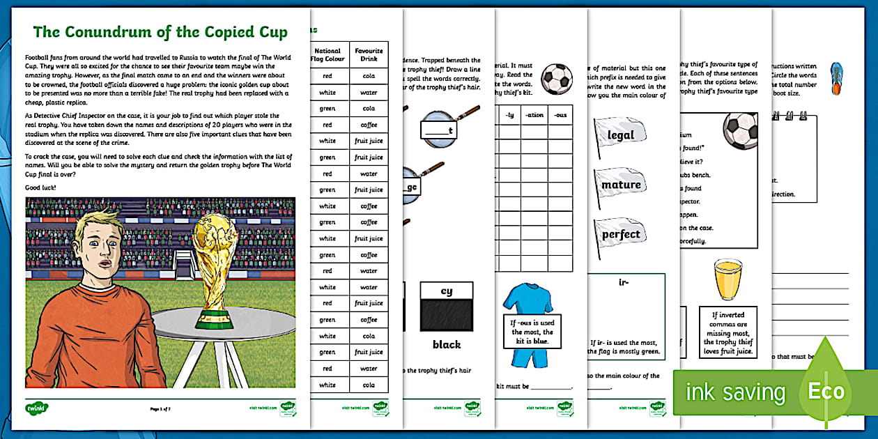 3-4 The Conundrum of the Copied Cup: The World Cup 2018 Problem-Solving ...