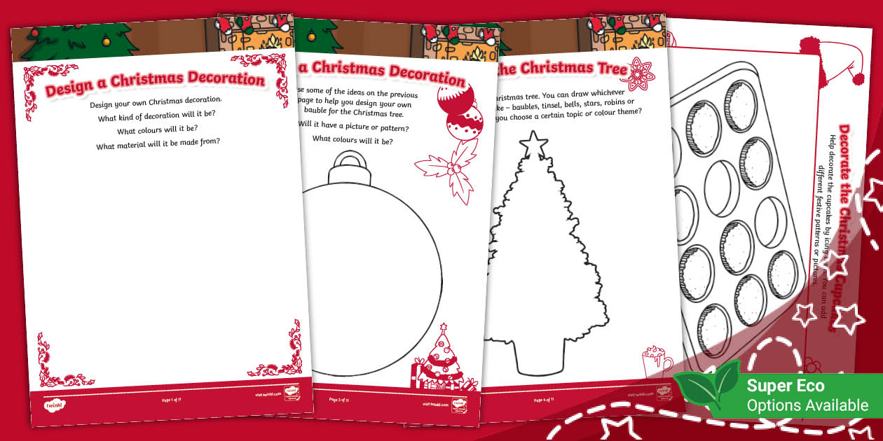 Creative Christmas Activity Pack | Christmas Decorations
