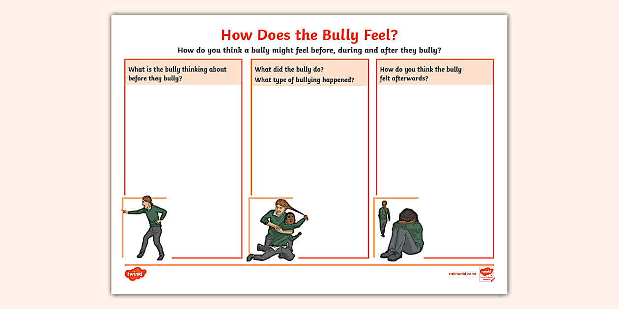 How Does the Bully Feel? - Activity (teacher made) - Twinkl