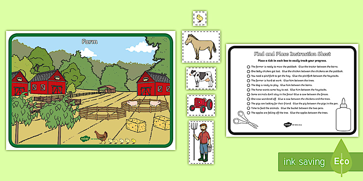 Farm Animals Activity for SEN Students - Primary Resources