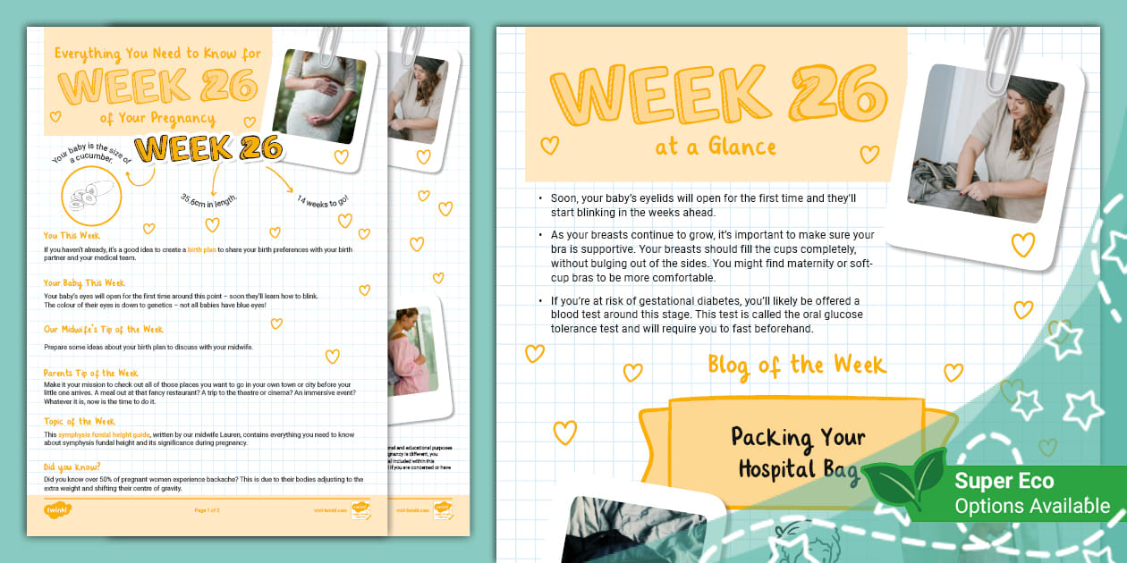 Everything You Need to Know for Week 26 of Your Pregnancy