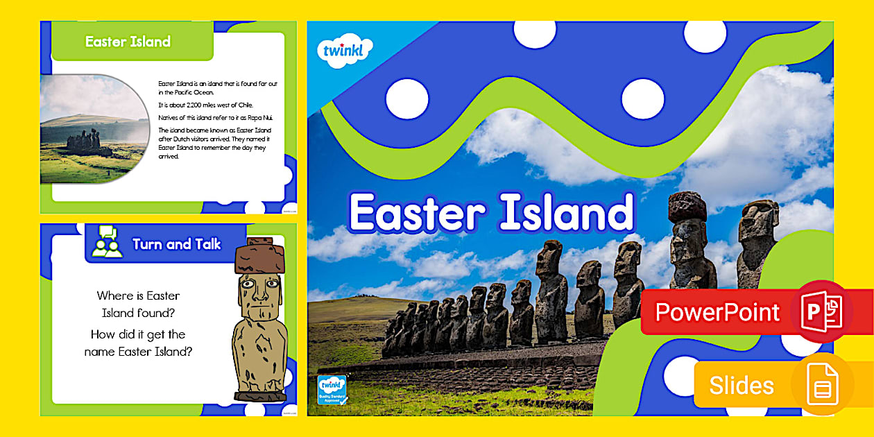 Easter Island Informational PowerPoint & Google Slides for K-2nd Grade