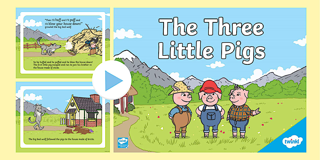 The Three Little Pigs PowerPoint | Twinkl | EYFS - Twinkl