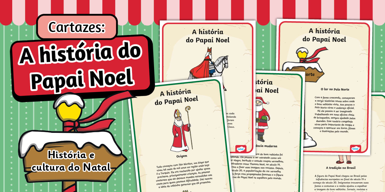 Cartazes: A história do Papai Noel