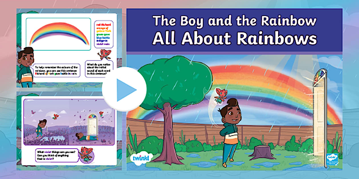 All About Rainbows PowerPoint (teacher made) - Twinkl
