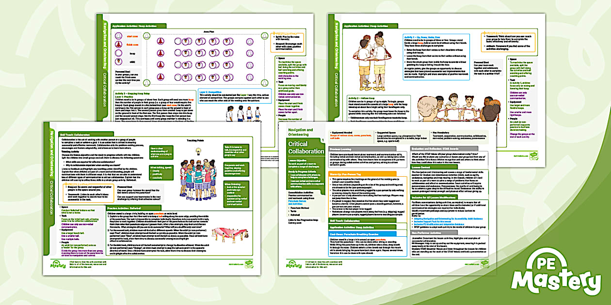 PE Mastery:Y6/7 Navigation and Orienteering L1-Collaboration