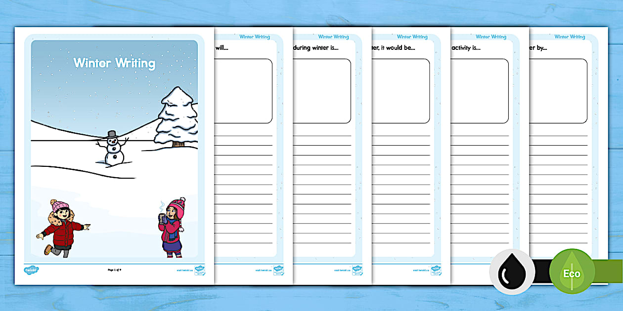 Primary Winter Writing Activity Booklet (teacher made)