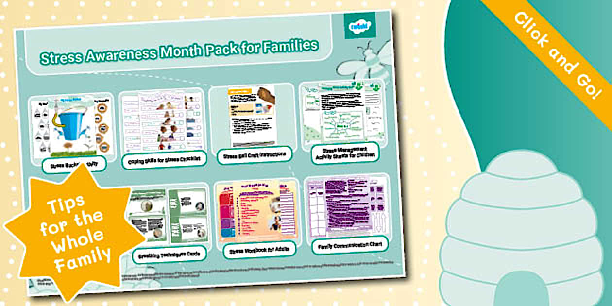 Stress Awareness Month Pack for Families