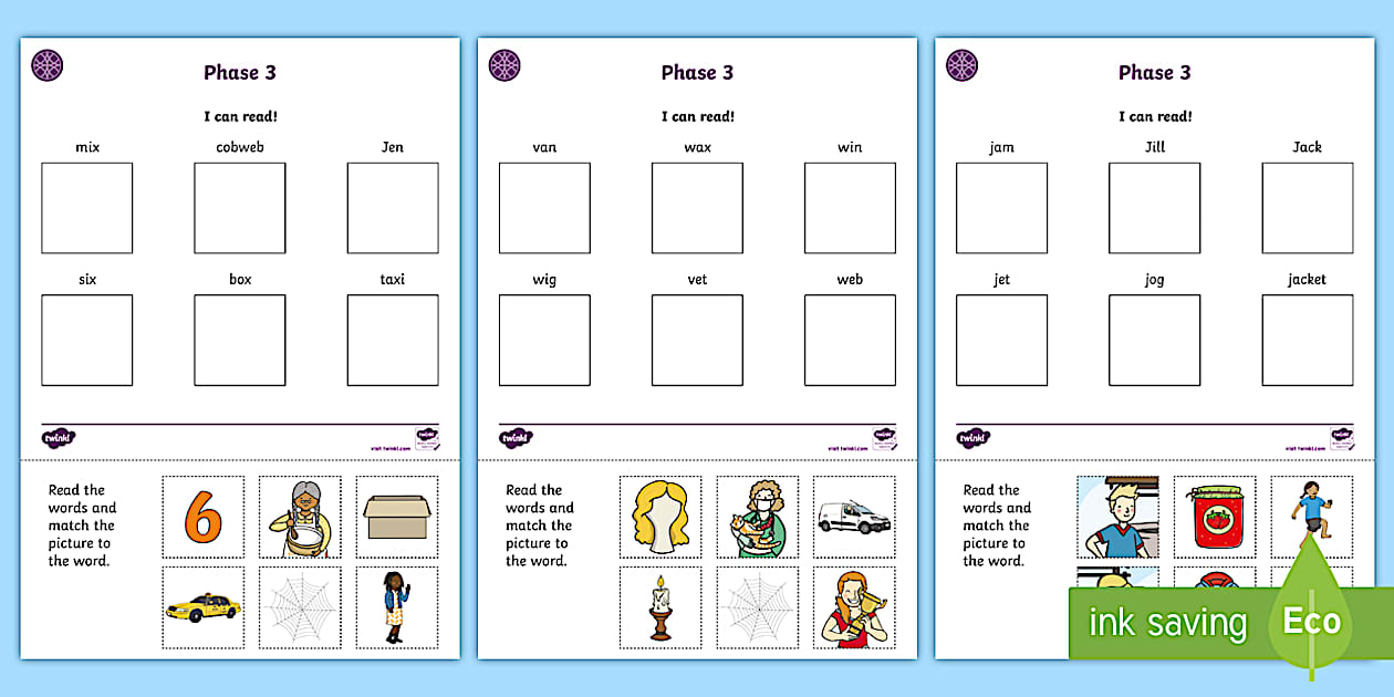 Middle East I Can Read! Phase 3 Words Worksheets - Twinkl