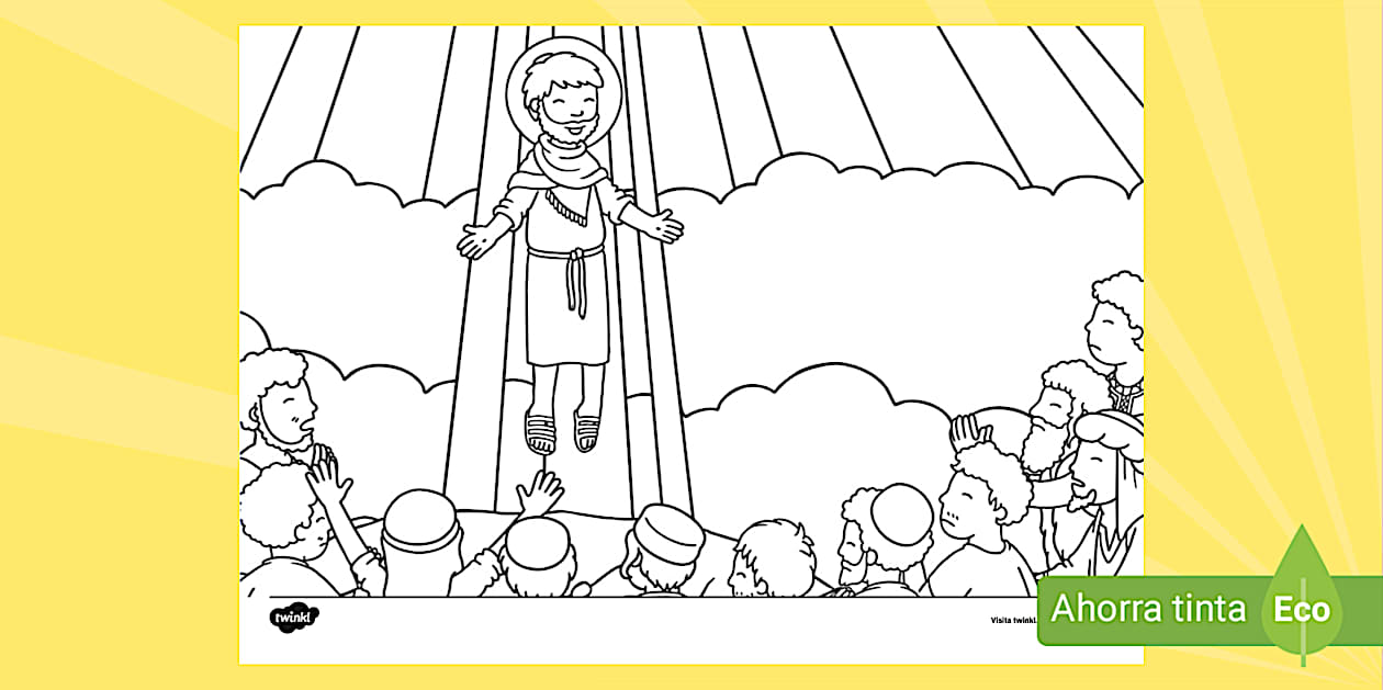 FREE! - Guía de trabajo: Domingo de Resurreccion para colorear