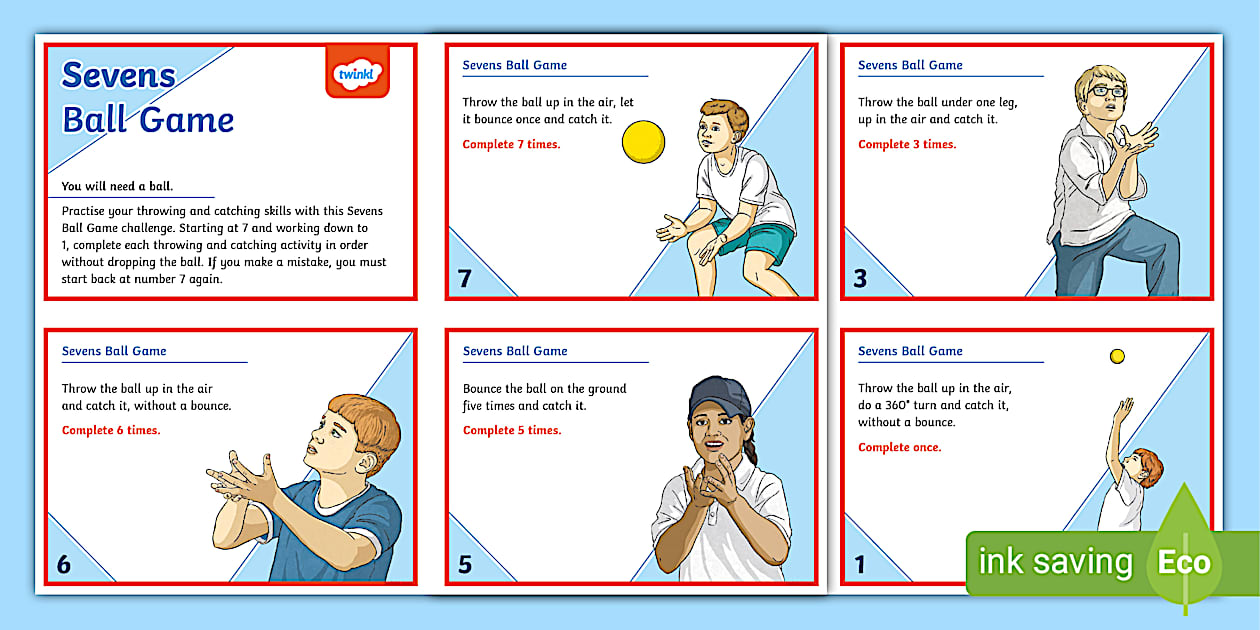 Seven Ball Games: Throwing and Catching Activities for Kids