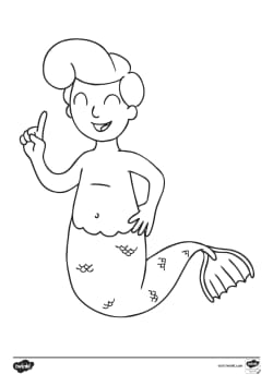 Mermaid Colouring Pages for Kids (teacher made)