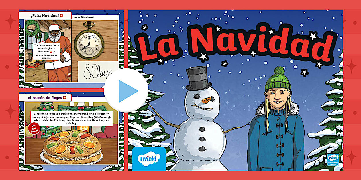 👉 Spanish: Christmas Words - KS2 Resource - Twinkl